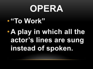 Opera | PPT