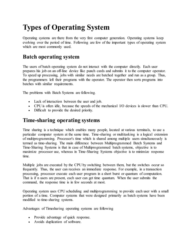 Operating system | PDF