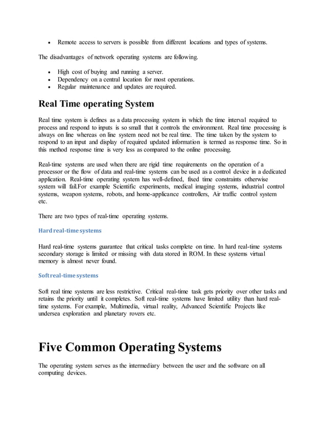 Operating system | PDF