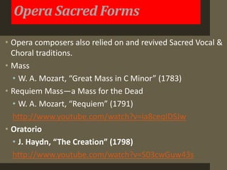 Evolution of Opera & Western Vocal Music | PPT