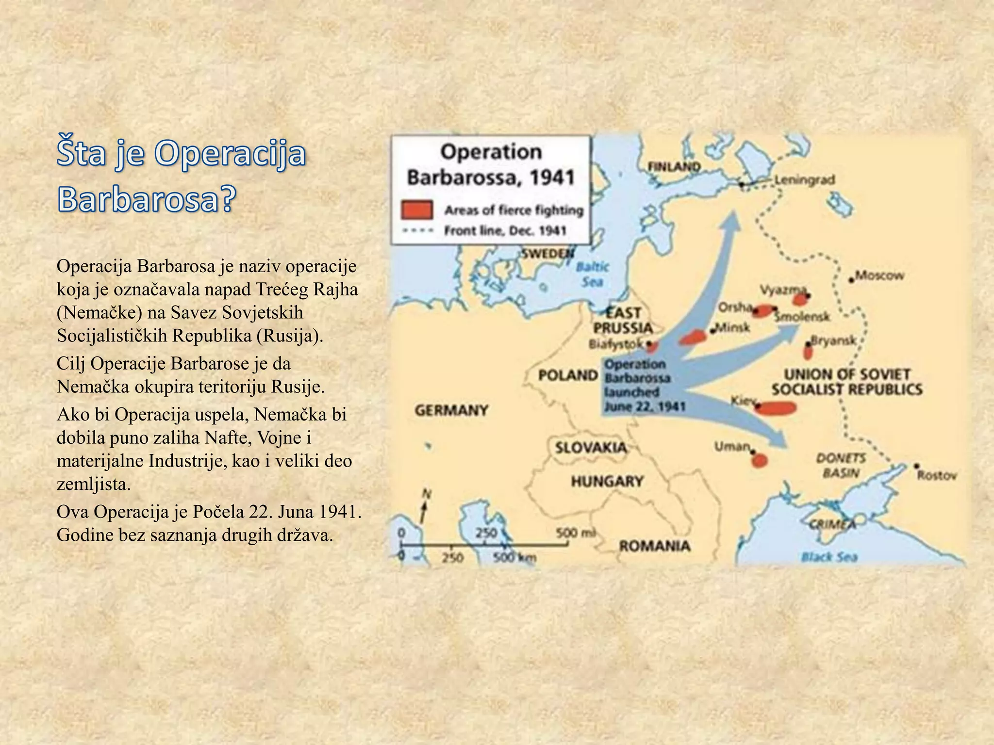 Operacija barbarosa | PPTX