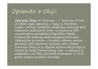 Operacija Oluja | PDF