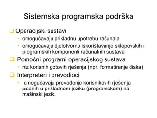 Operacijski Sustavi - Osnove | PPT