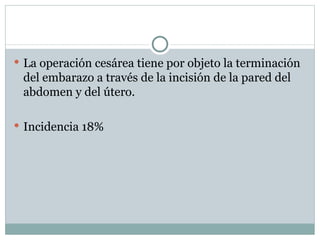 Operación cesarea | PPT