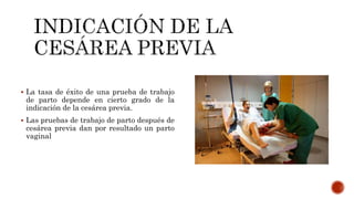 Operación cesárea previa | PPTX