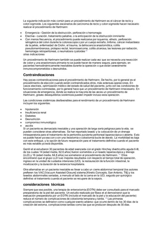Operación de hartmann | DOCX
