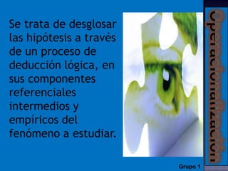 Operacionalizacion | PPTX