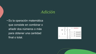 Operaciones | PPTX