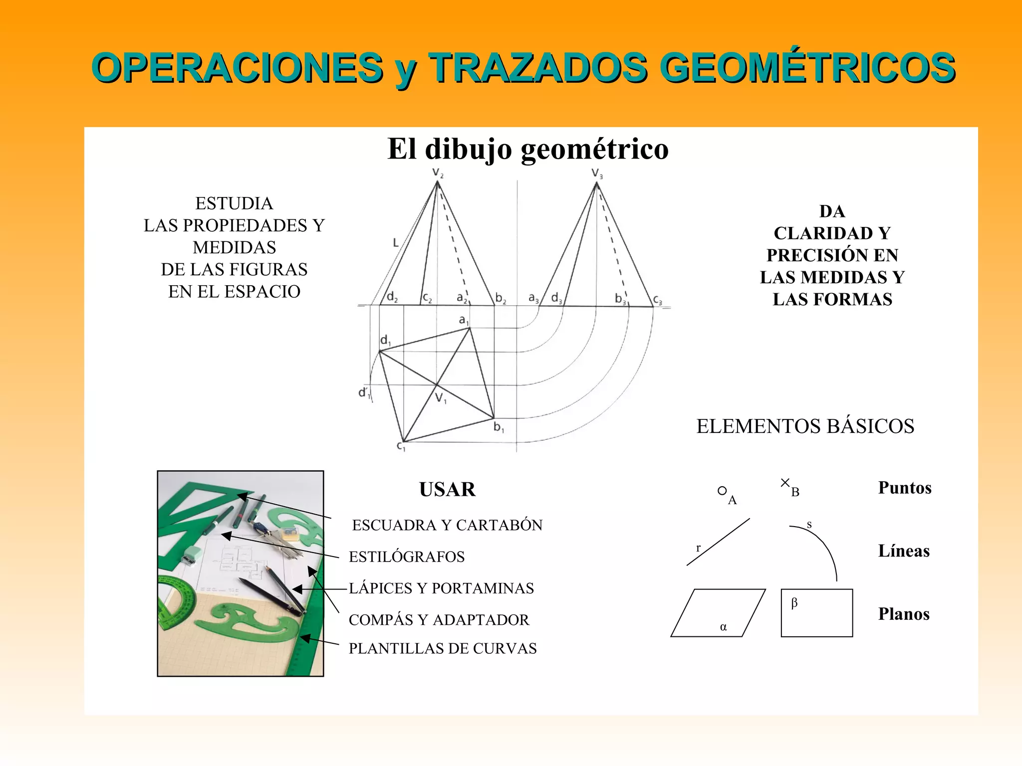 Operaciones Y Trazados Geometricos | PPT