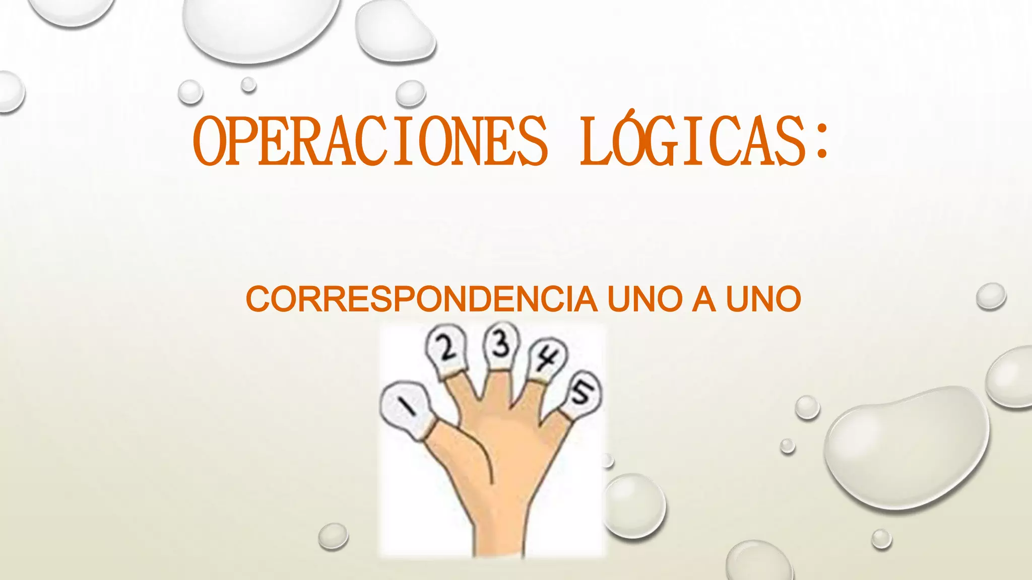 Operaciones lógicas (Preescolar) | PPT