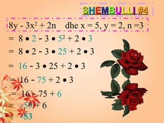 Operacionet me fuqi MATEMATIk | PPT