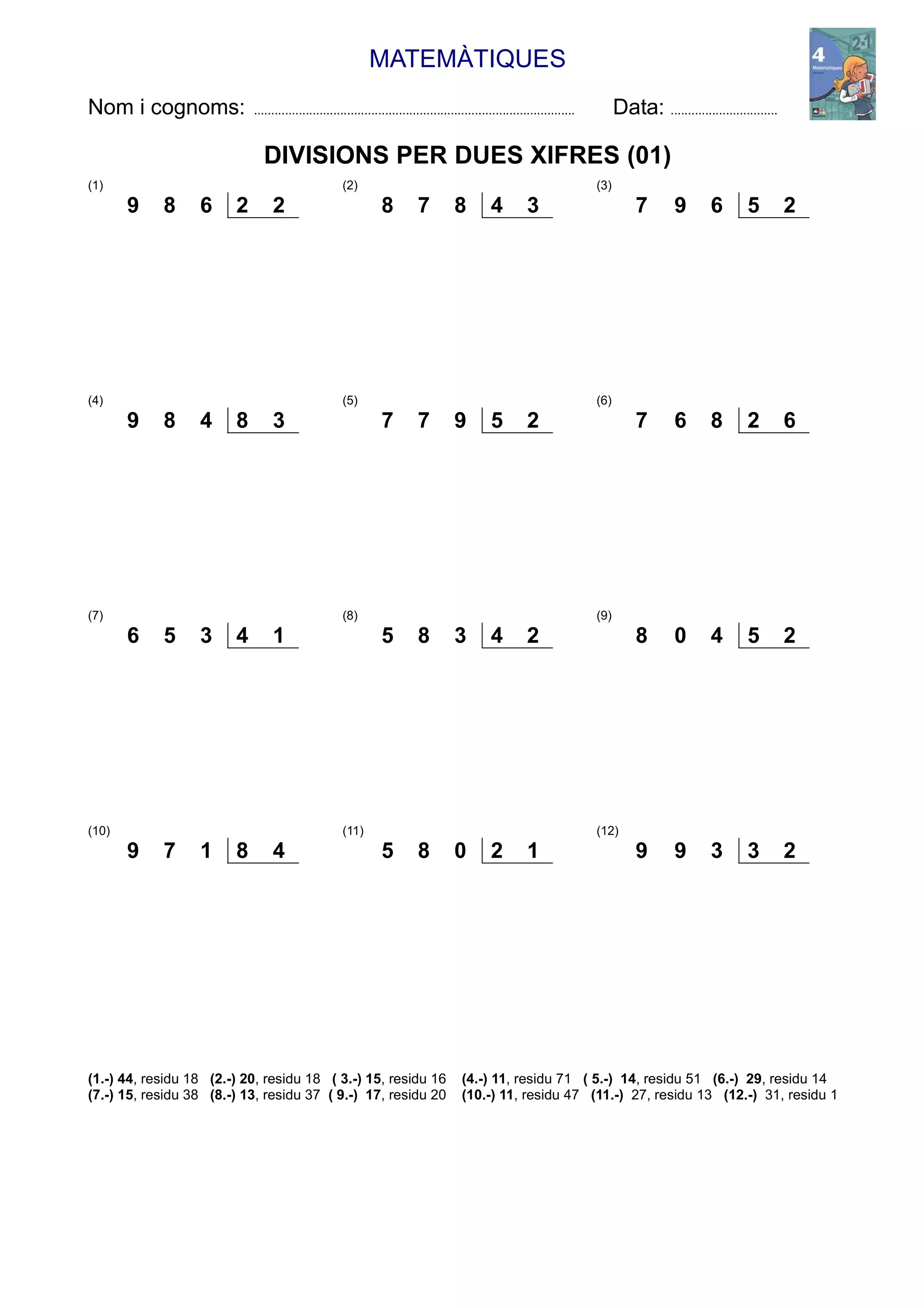 Operacions calcul escrit_divisions_01 | PDF
