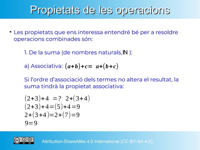 Operacions combinades | PDF