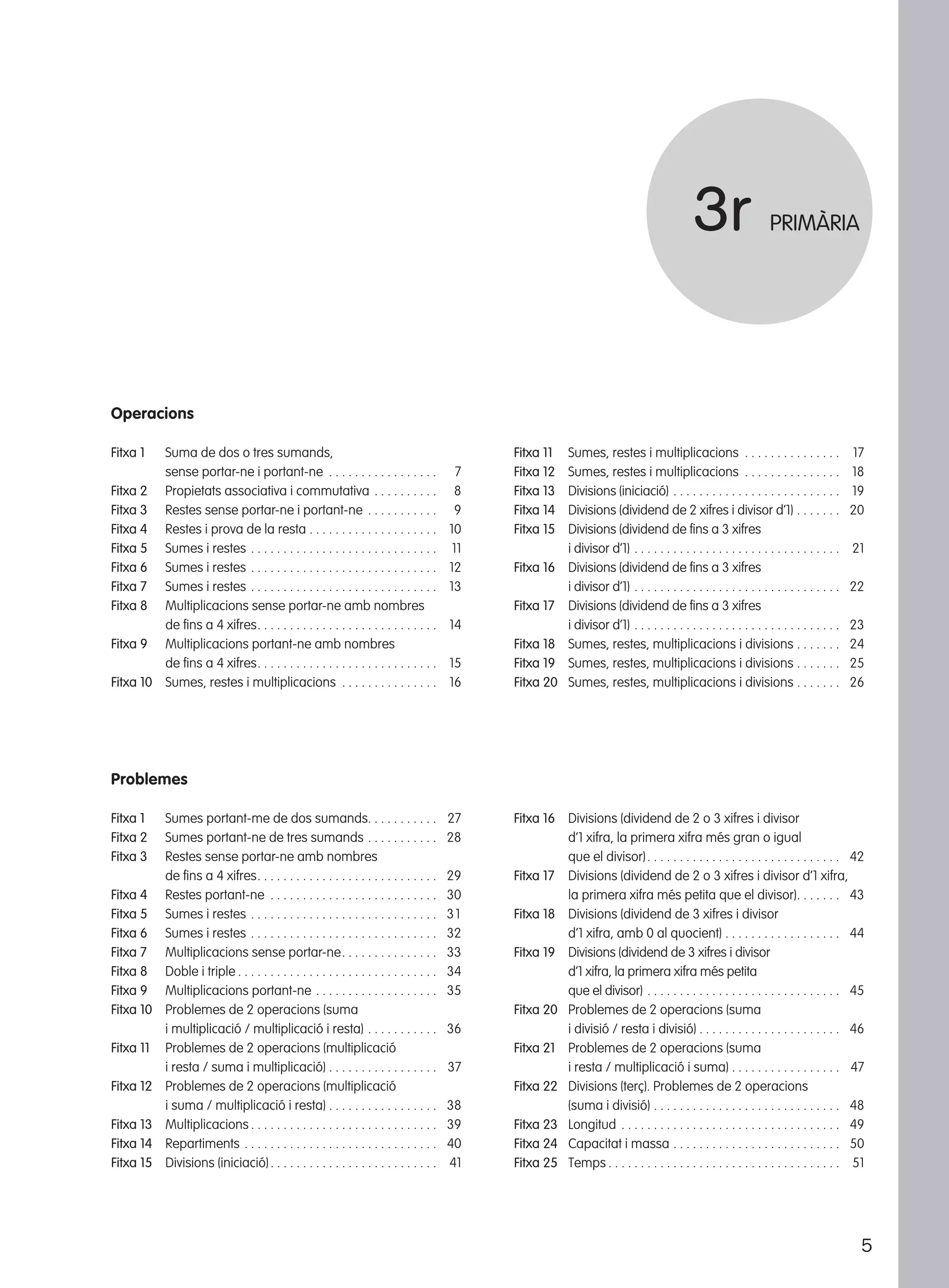 Operacions i problemes | PDF