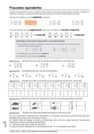 Operaciones con racionales | PDF