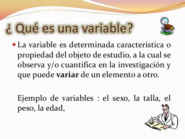 Operaconalización de variables