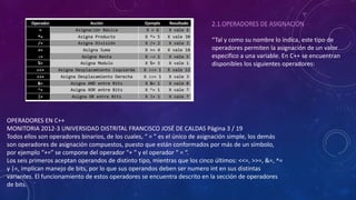 Operadores | PPTX