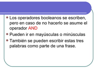 Operadores Booleanos | PPT