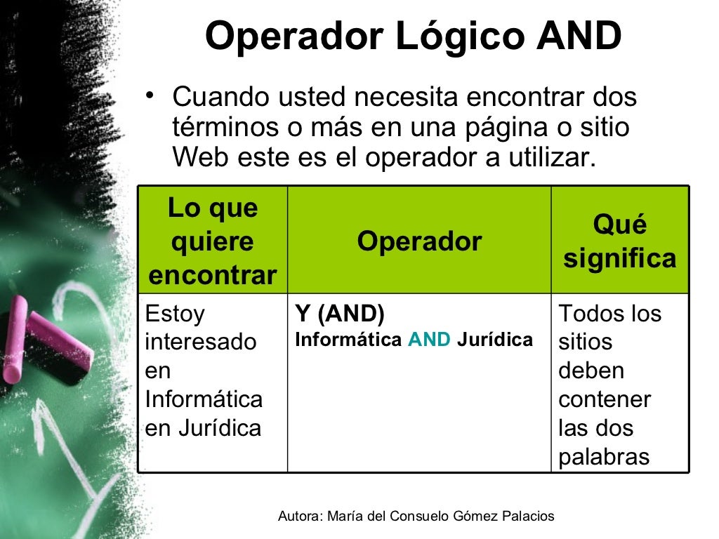 Operadores Logicos