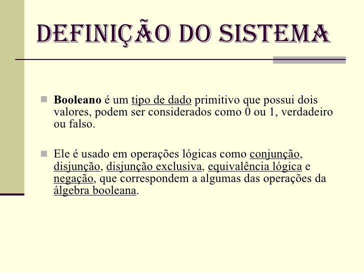 Operadores Booleanos