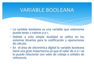 Operadores booleanos | PPTX