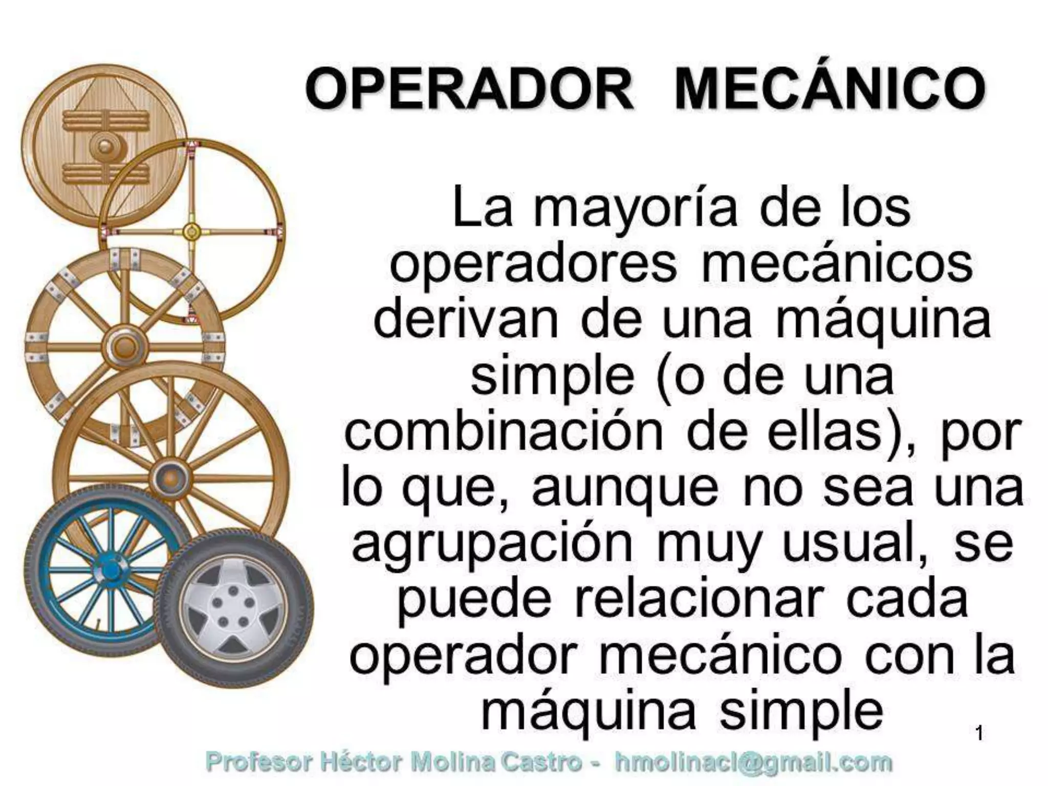 Operadores mecanicos y mecanismos | PPTX