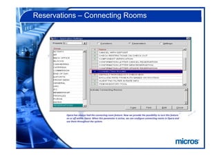 Opera Hotel V5 New Features Pms | PDF