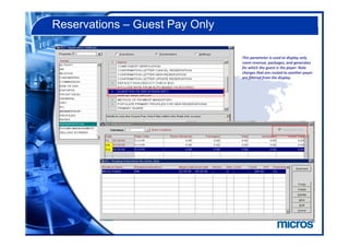 Opera Front Desk System