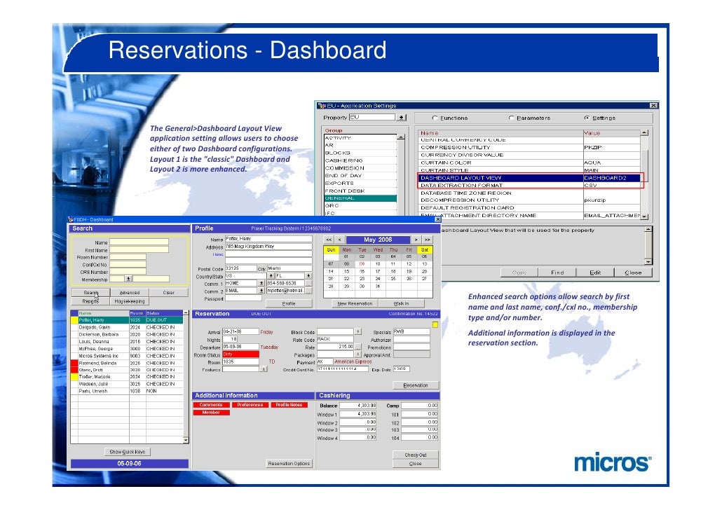 Opera Hotel V5 New Features Pms