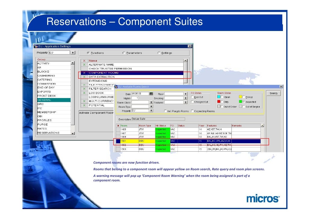 Opera Hotel V5 New Features Pms