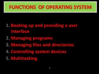 Operaing system | PPT