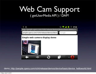 Opera Mobile HTML5 CSS3 Standards | PPT