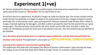 Operant conditiong | PPTX