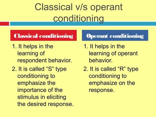 Operant conditioning | PPT