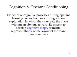 Operant conditioning | PPTX | Biological Sciences | Science
