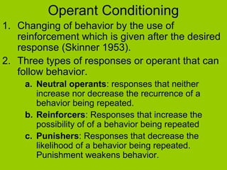 Operant Conditioning | PPT