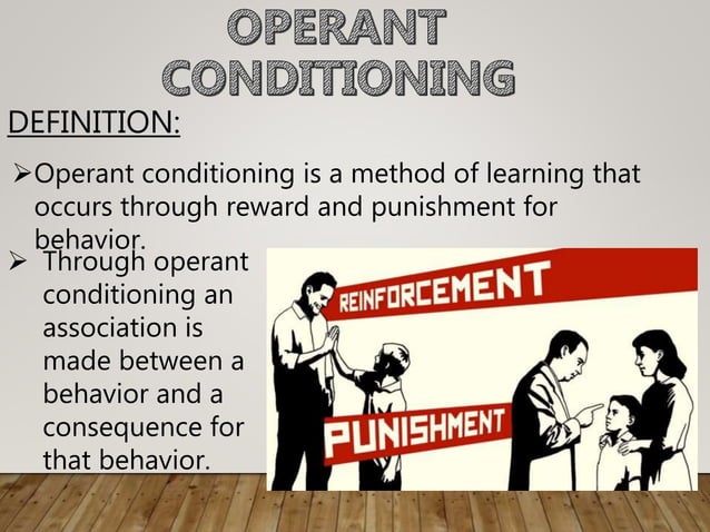 Operant conditioning | PPTX | Science