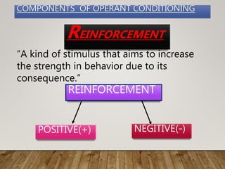 Operant conditioning | PPTX