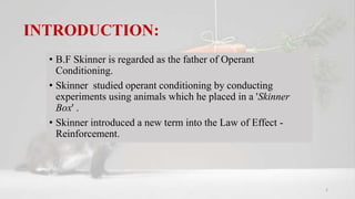 Operant conditioning | PPTX