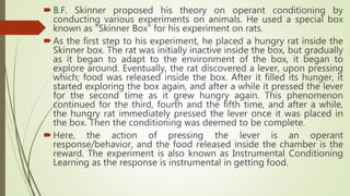 Operant conditioning | PPTX