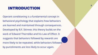 Operant conditioning and classical condition | PPTX