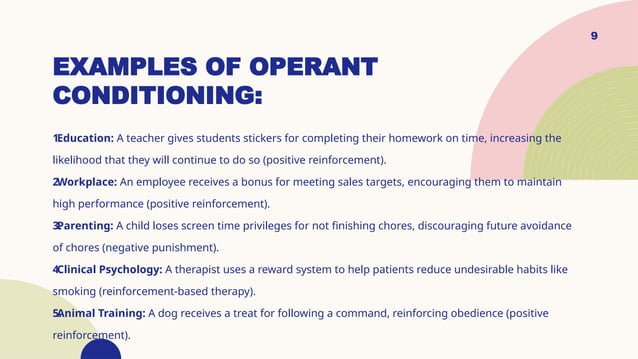Operant conditioning and classical condition | PPT