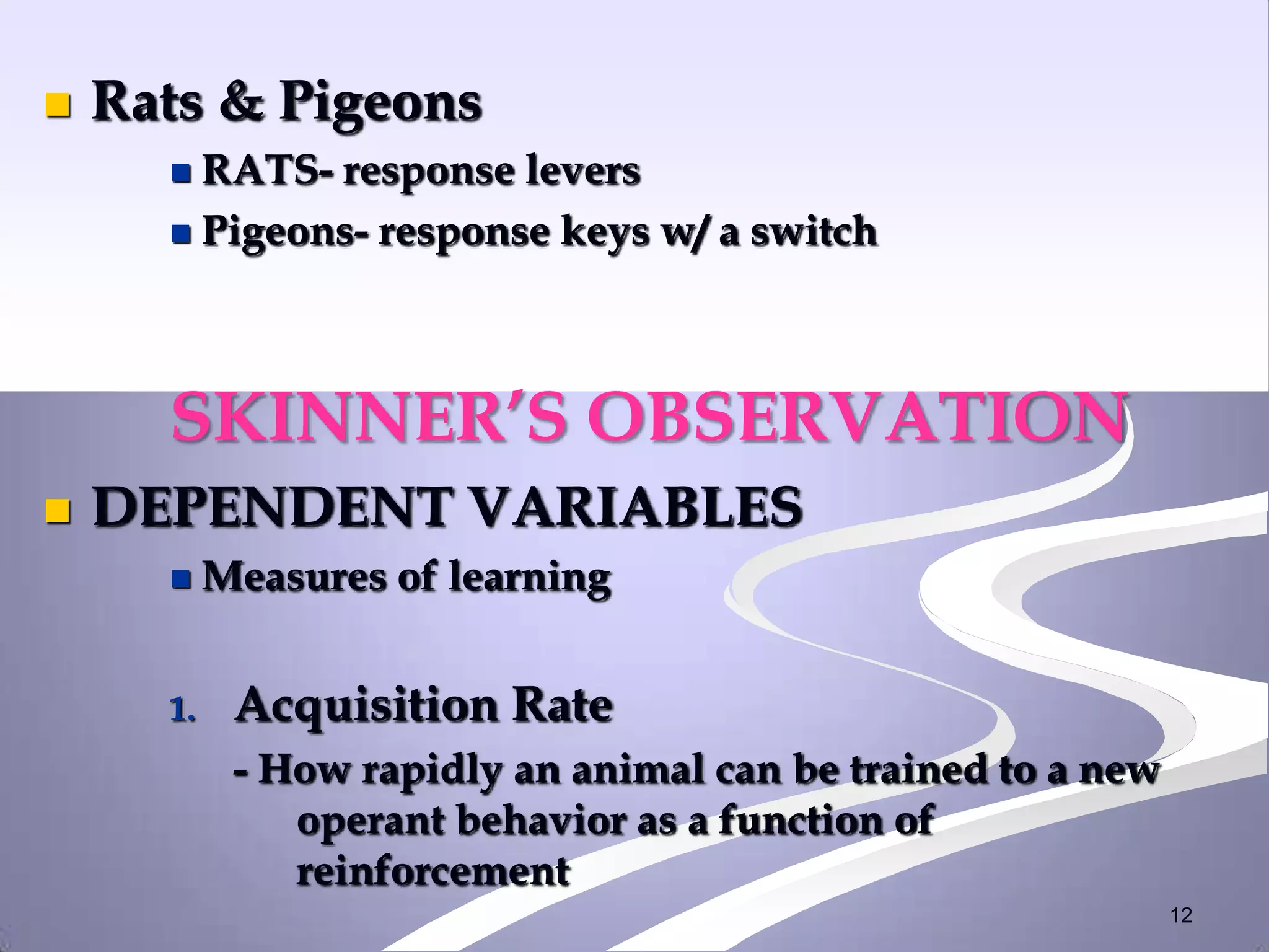 Operant conditioning - skinner | PPTX