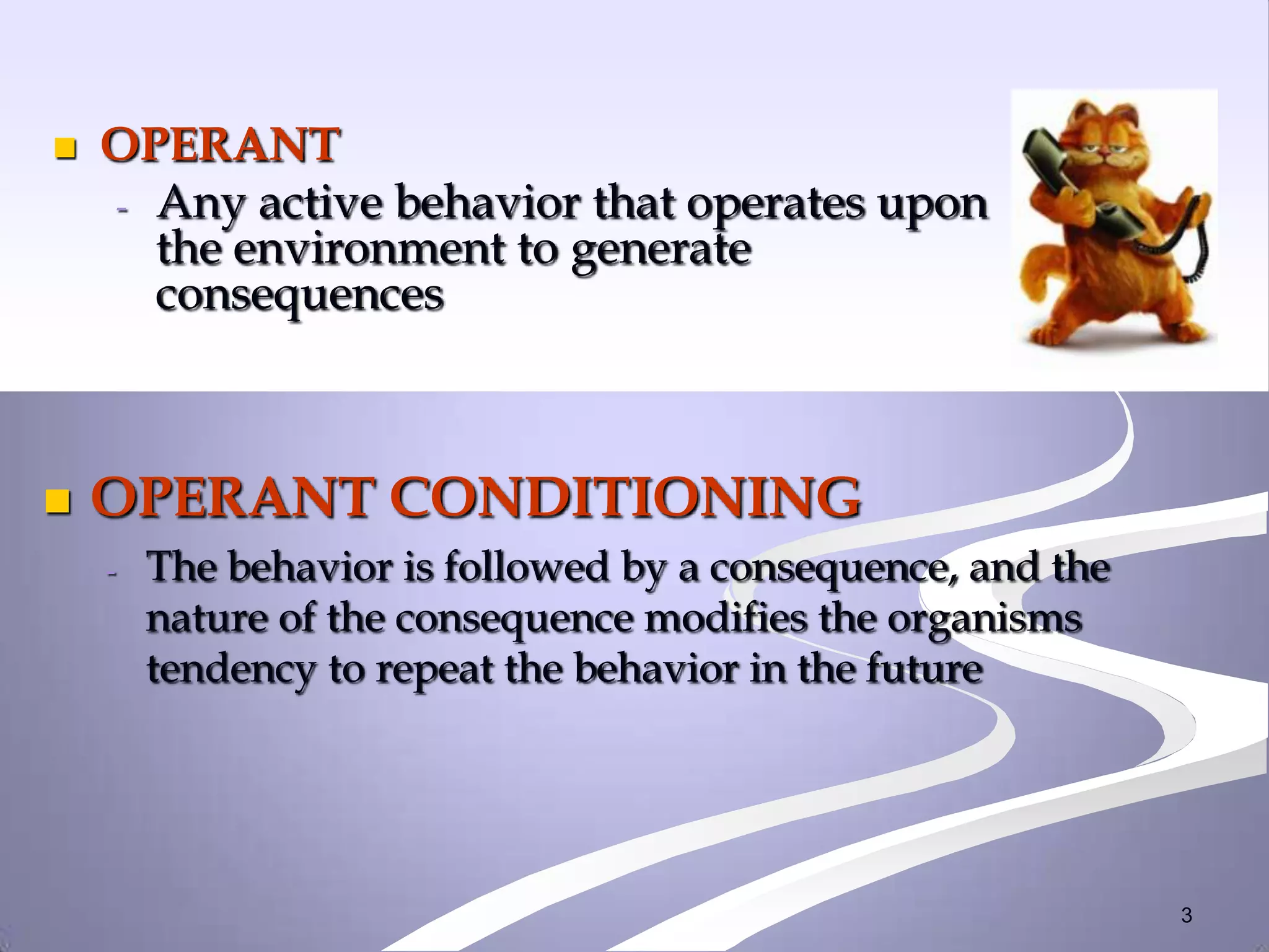 Operant conditioning - skinner | PPTX