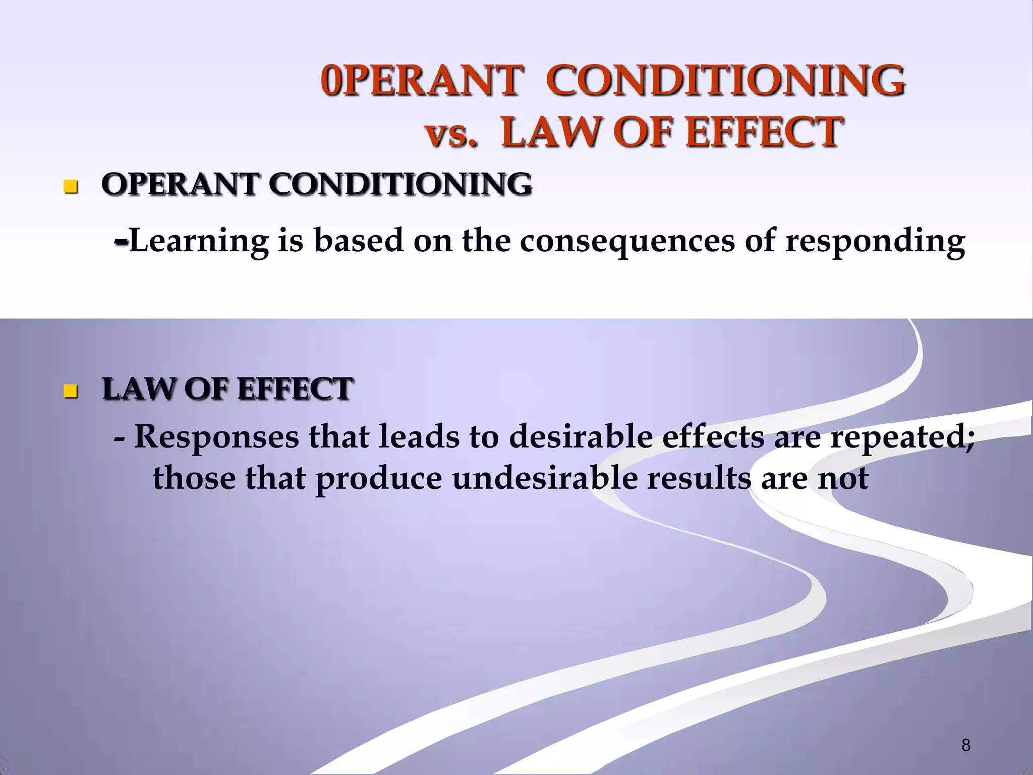Operant conditioning - skinner | PPTX