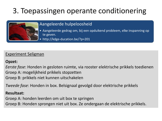 Operante conditionering | PPTX