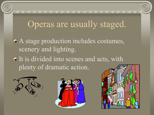 Opera powerpoint | PPT | Musicals | Genres
