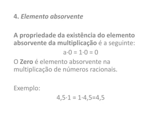 Operar com numeros racionais aplicando propriedades | PPTX