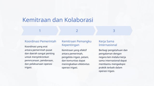 Operasi Jaringan Irigasi Pada Perkumpulan Petani Pemakai Air | PPT