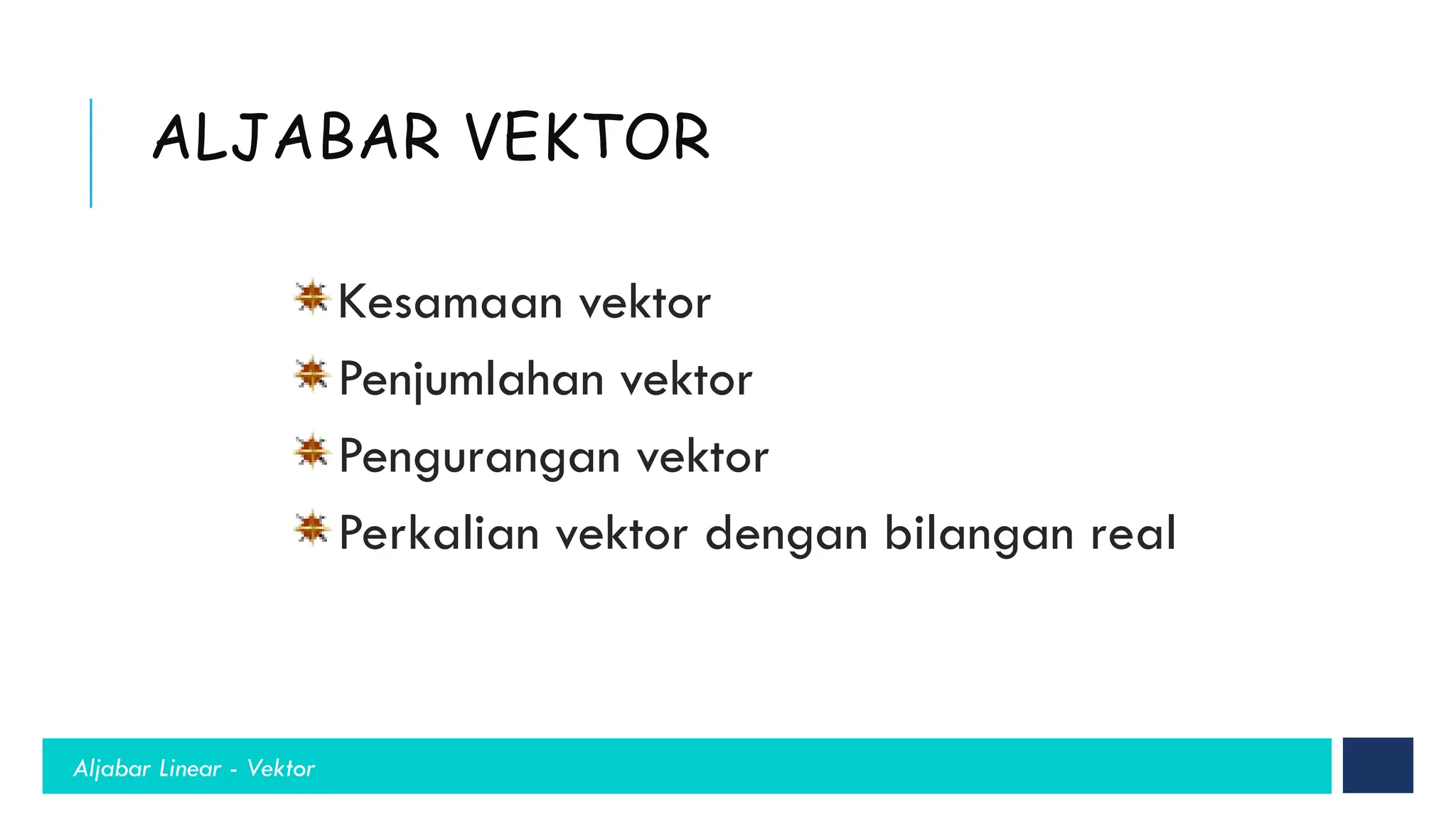 Operasi aljabar vektor untuk SMA kelas XI.pptx